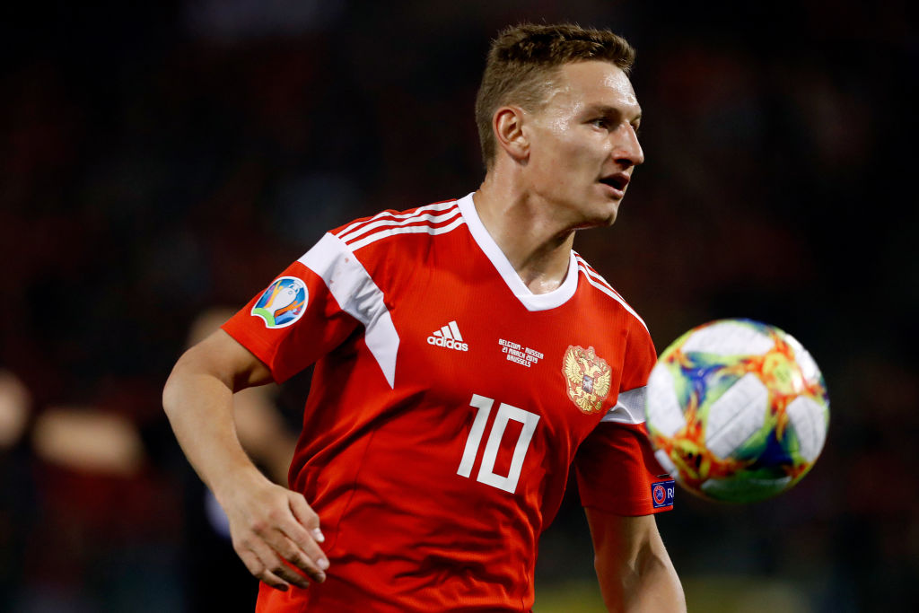 Arsenal reportedly monitoring striker Chalov who scored against them ...