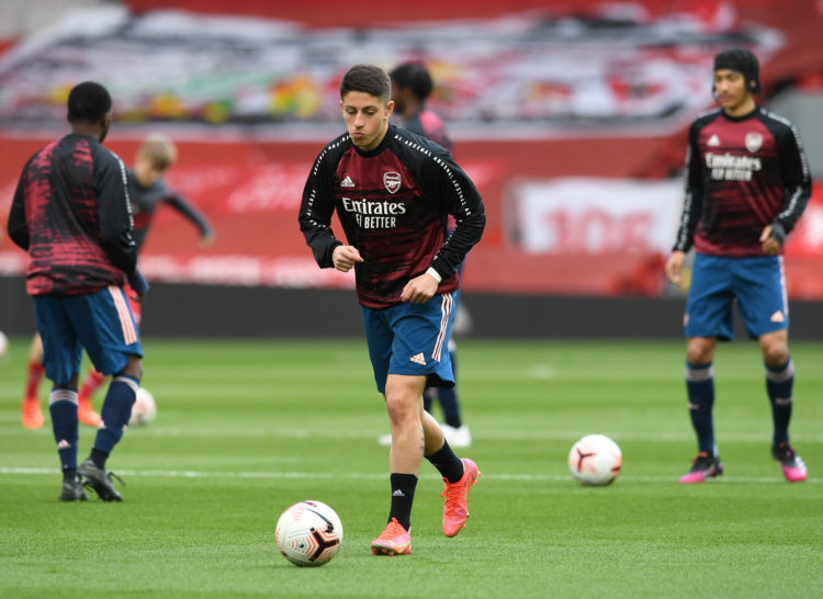 Marquinhos reacts as Luigi Gaspar joins Watford from Arsenal