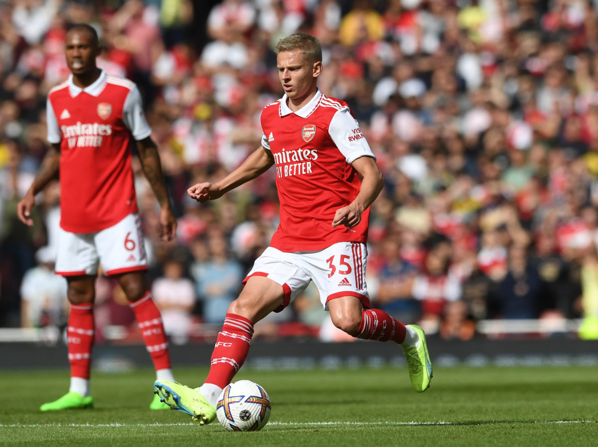 Oleksandr Zinchenko A Doubt For Arsenal V Liverpool Clash
