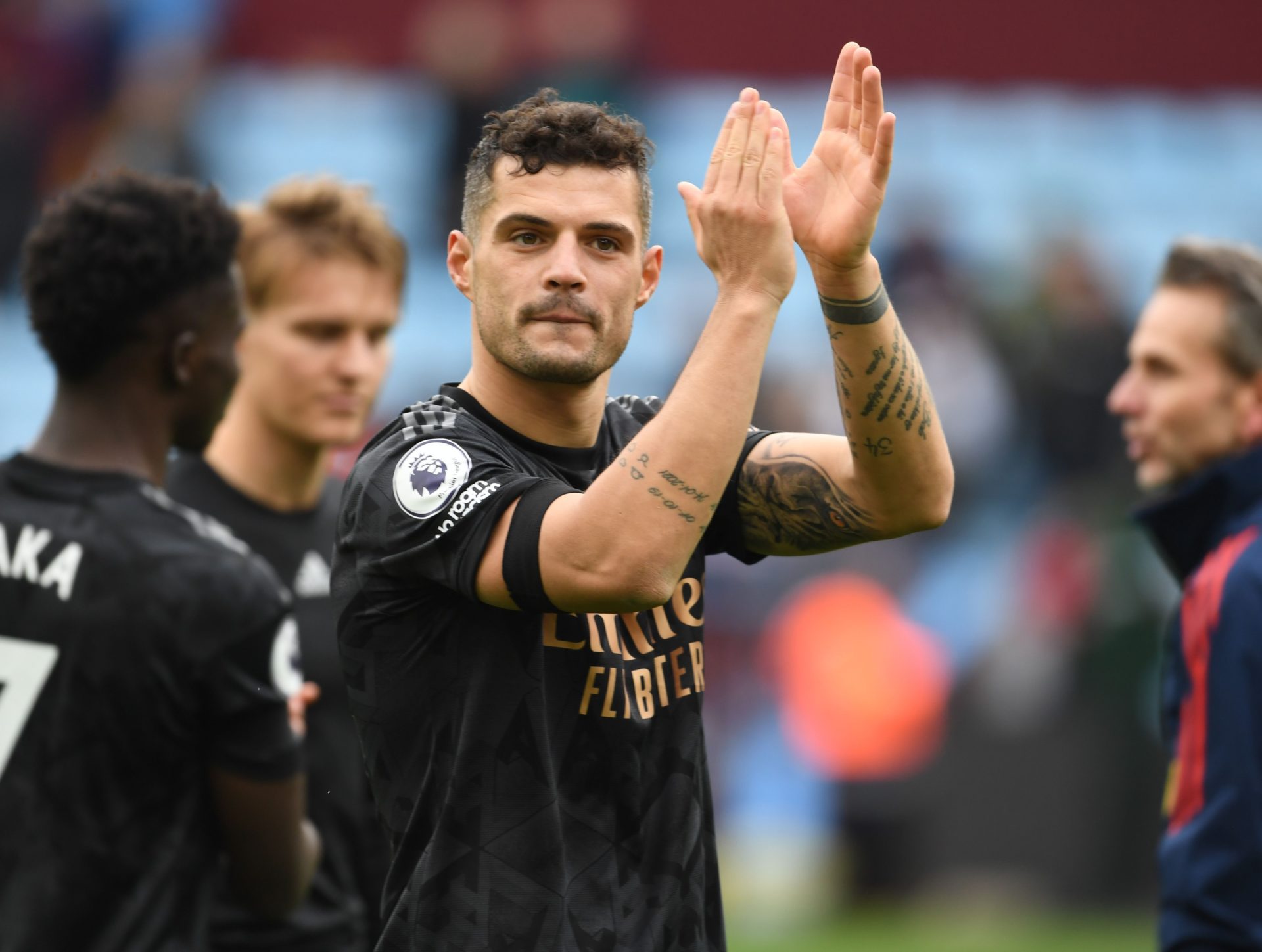 Arsenal have now held talks with Granit Xhaka over new contract Arsenal have now held talks with Granit Xhaka over new contract