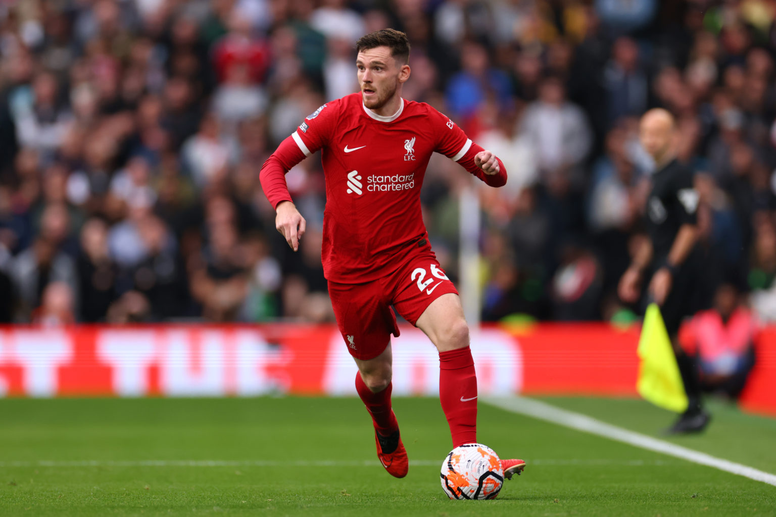 Andy Robertson was mentoring 21-year-old Liverpool player in training ...