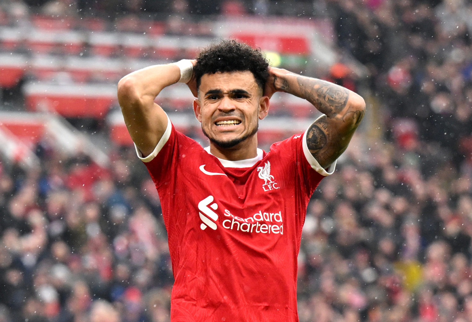 Gary Neville delivers his verdict on Luis Diaz's display for Liverpool ...