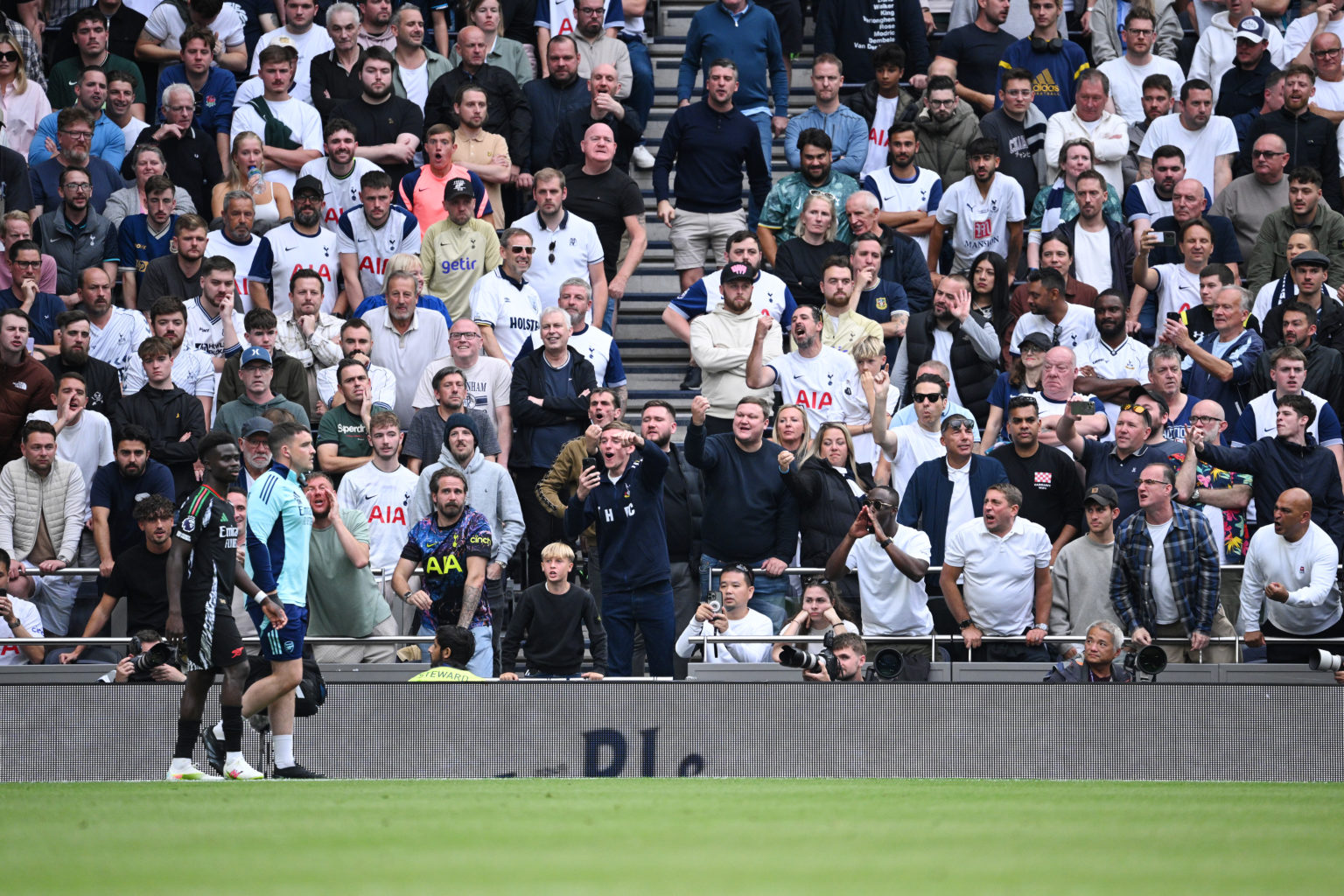 Tottenham fans were 'seething' at two particular things during 1-0 ...