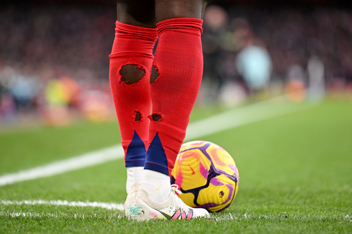 Why footballers cut holes in their socks, trend involving Bukayo Saka ...