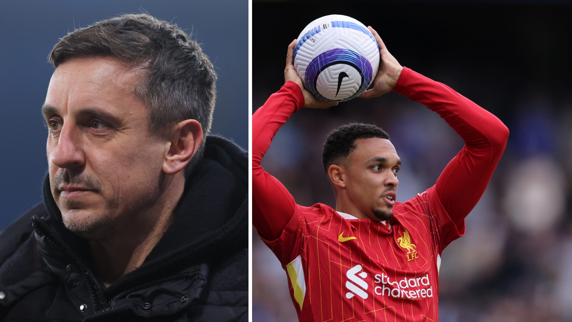 Gary Neville says he sympathises with Liverpool fans over Alexander ...