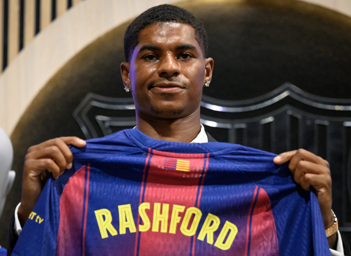 How Marcus Rashford played on his Barcelona debut
